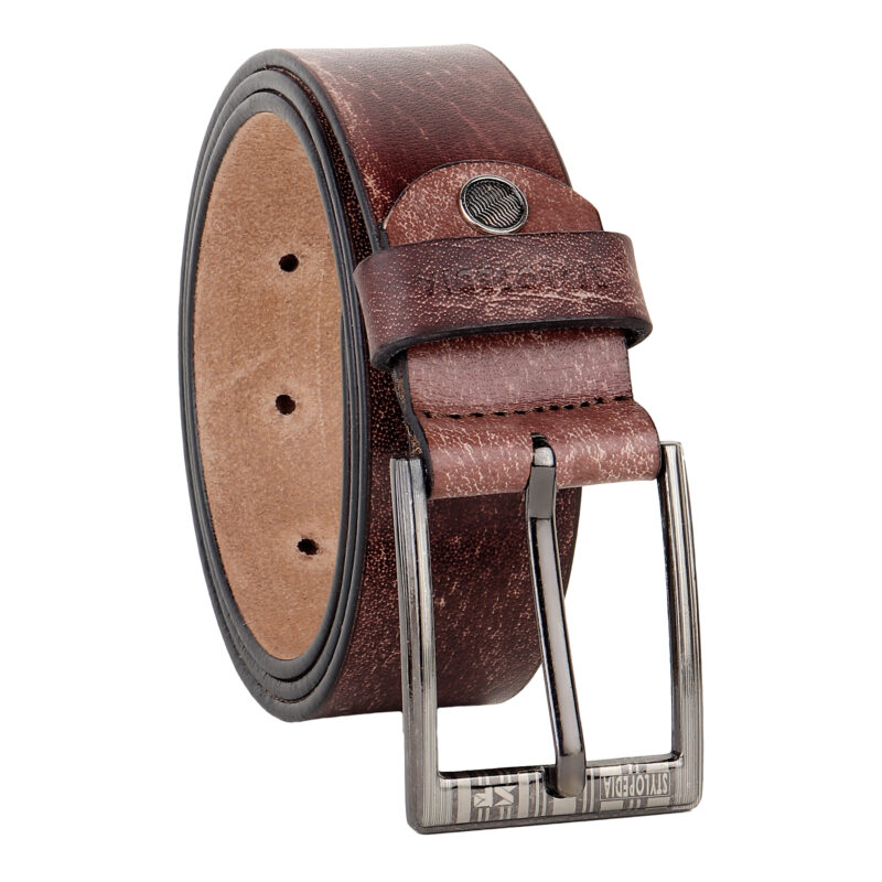 Stylopedia Full grain genuine leather Work Belt for Men – Buckle for ...